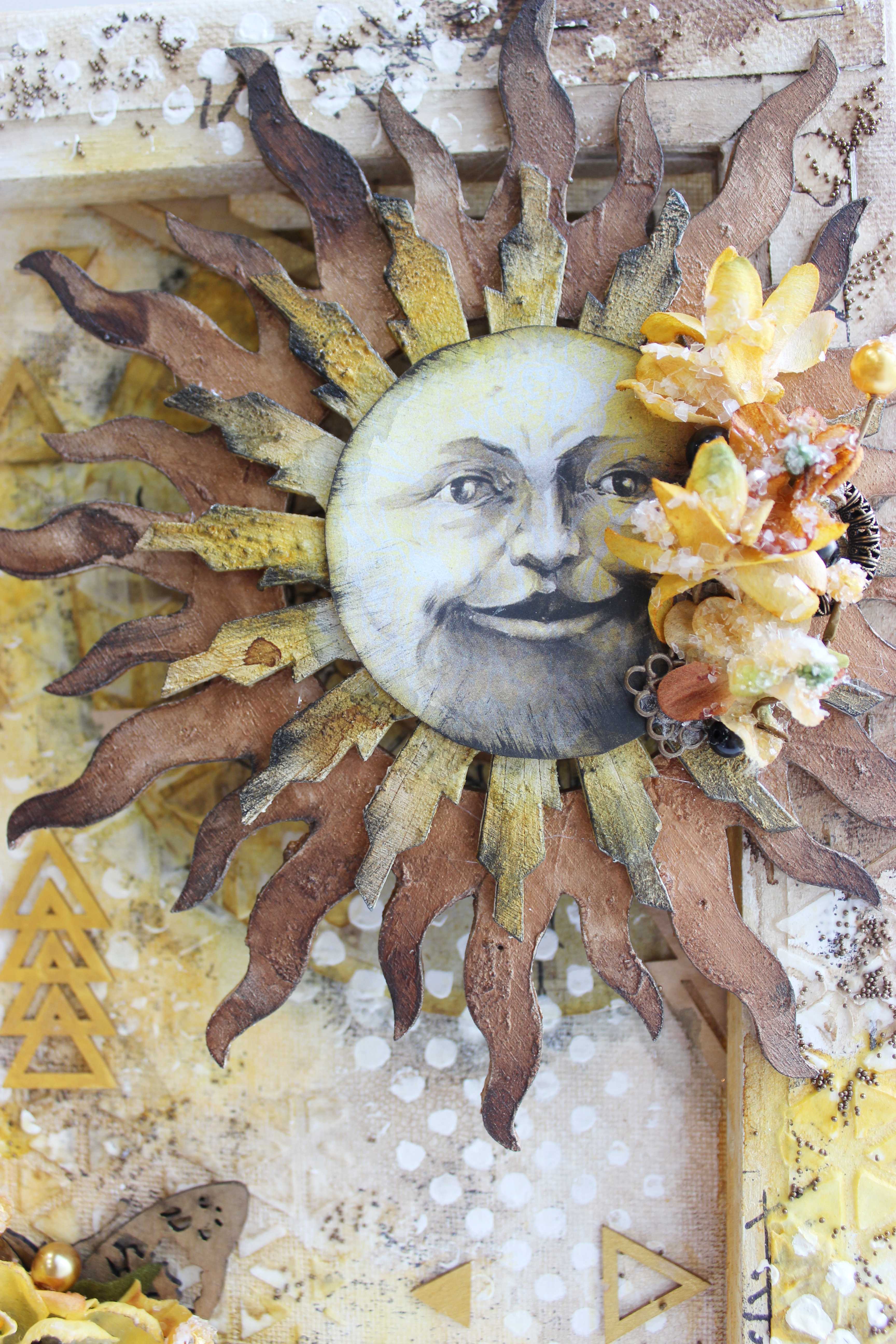 Sunrise, Sunset Mixed Media Canvas | Heather's Creations – Inside and Out