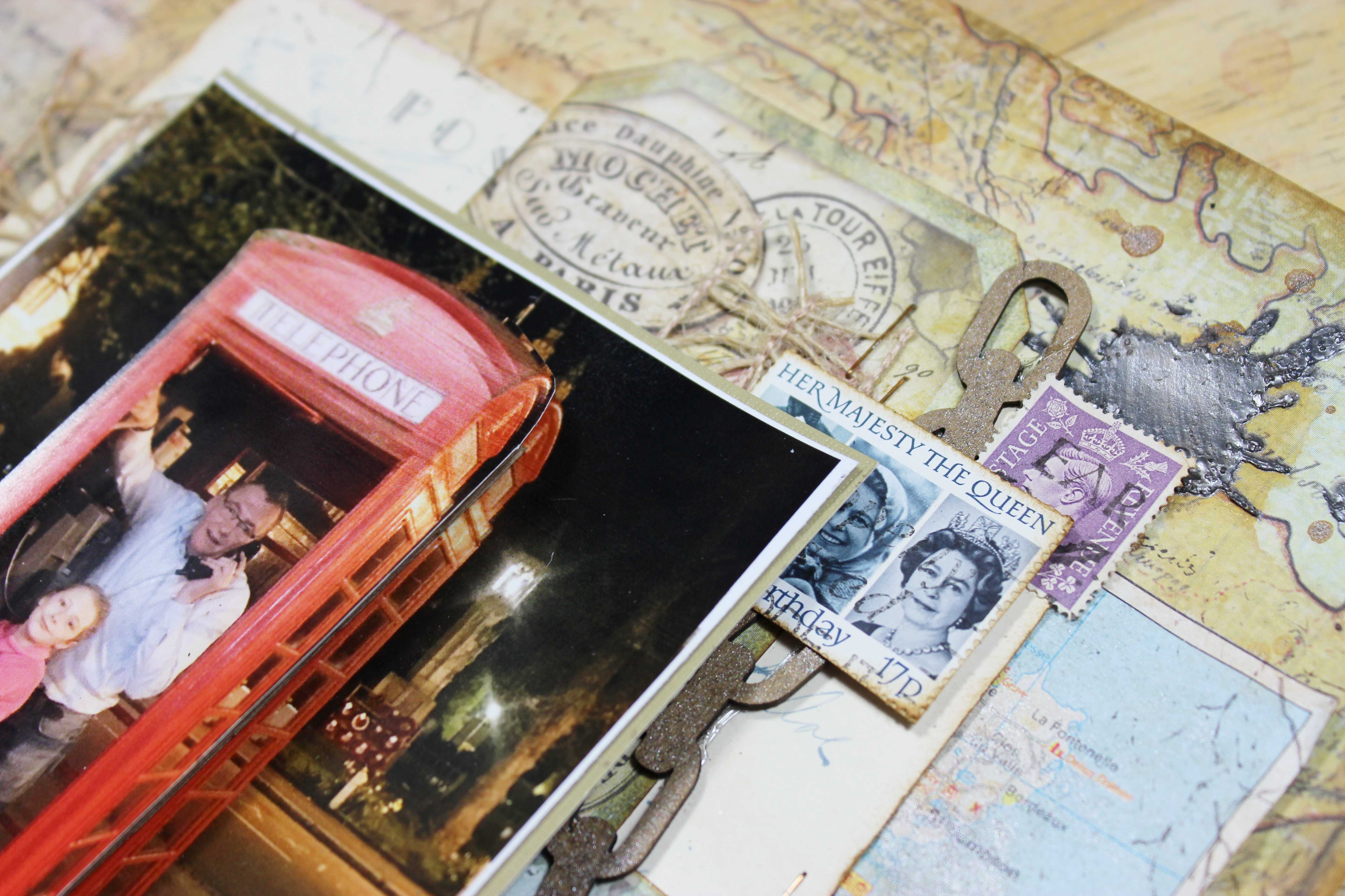 Our Journey Simple Scrapbooking Layout | Heather's Creations – Inside ...