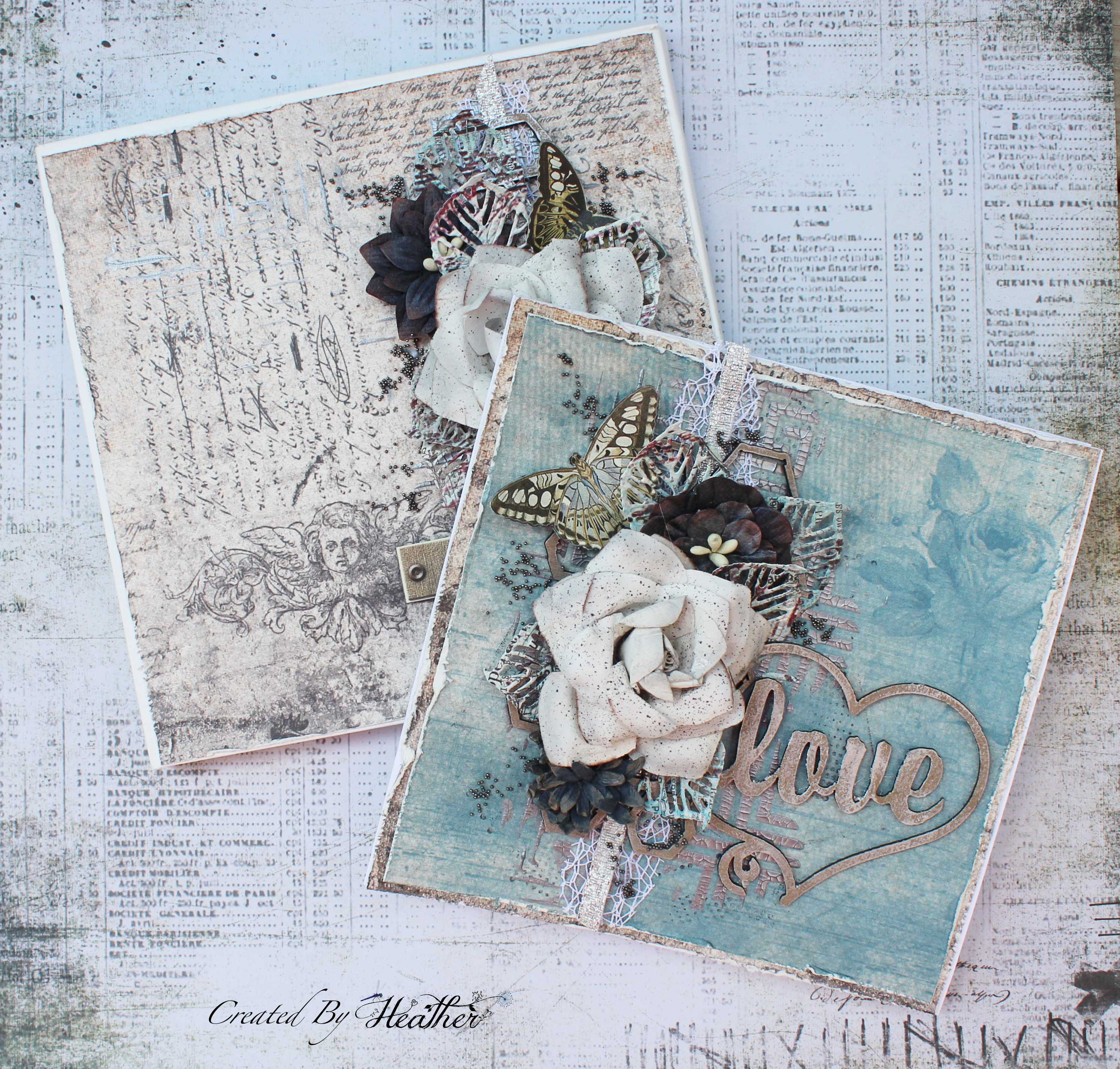 Love Wedding Card | Heather's Creations – Inside and Out